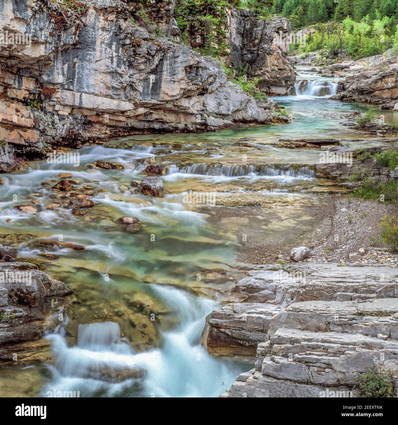 dearborn river in the devils glen of lewis and clark national forest ...