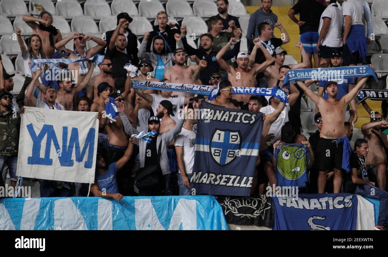 Olympique de marseille fans hi-res stock photography and images - Alamy