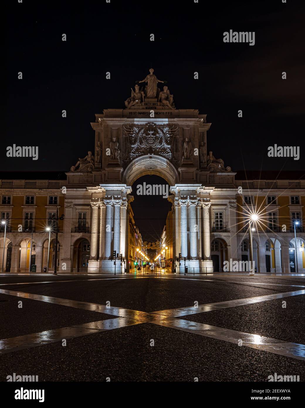Rua Augusta Arch - Arco da Rua Augusta Stock Photo - Alamy