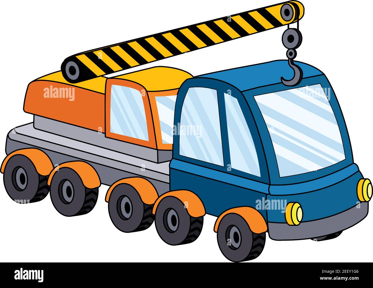 Lifting crane icon, cartoon style Stock Vector Image & Art - Alamy