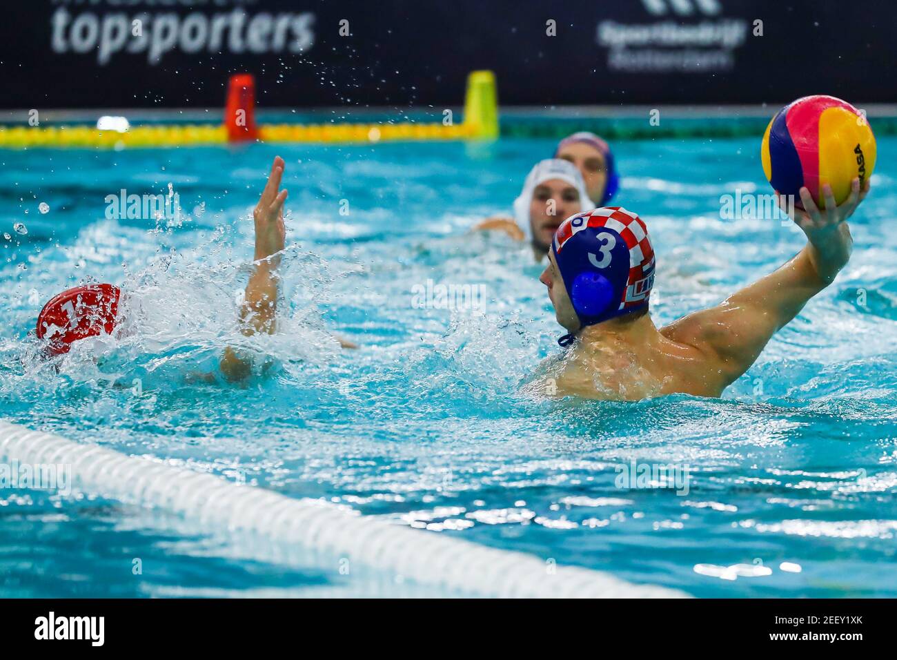 ROTTERDAM, NETHERLANDS - FEBRUARY 16: Remi Garsau of France, Loren ...