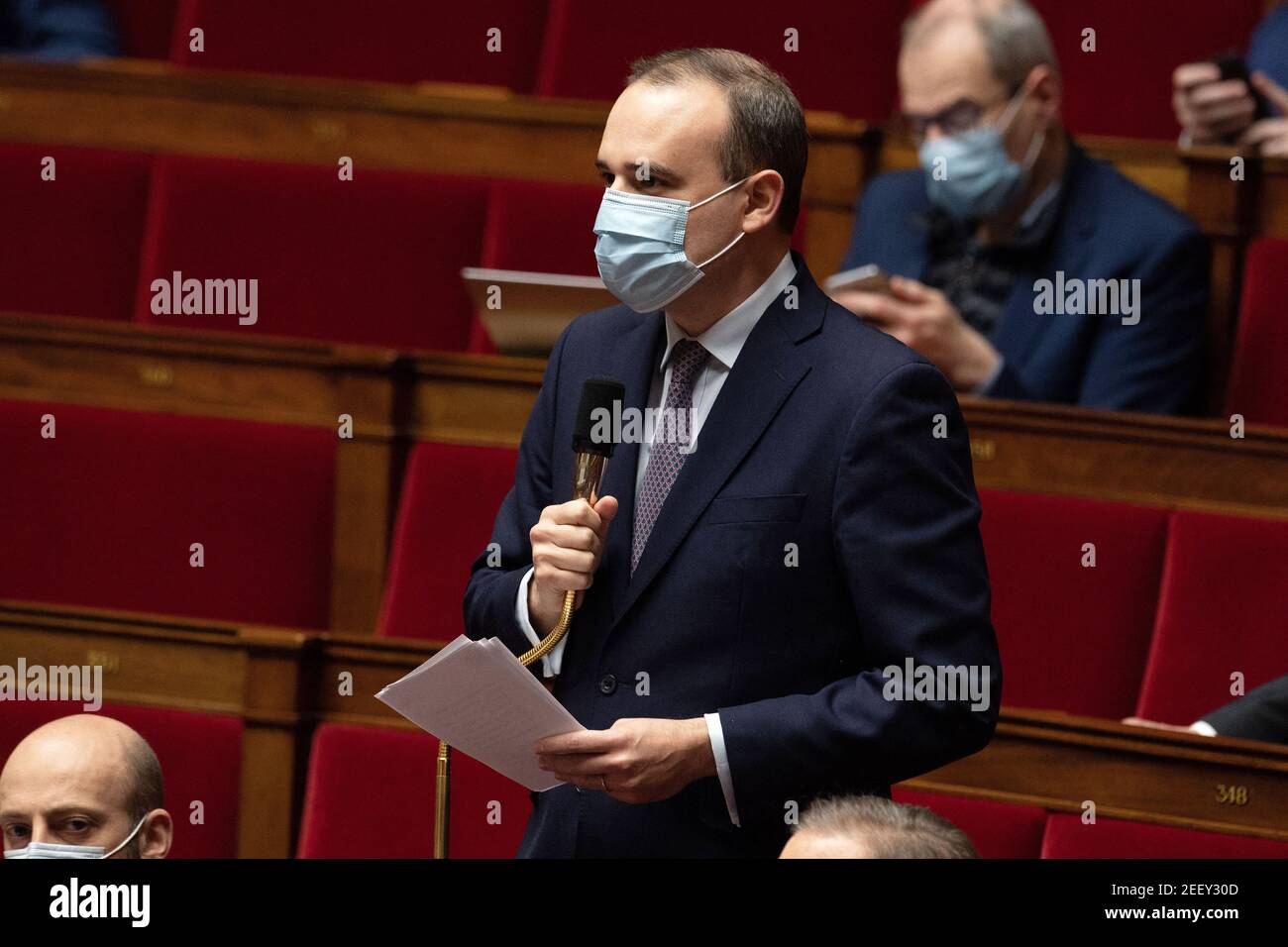 Deputy, Alexandre Holroyd attends a session of Questions to the ...