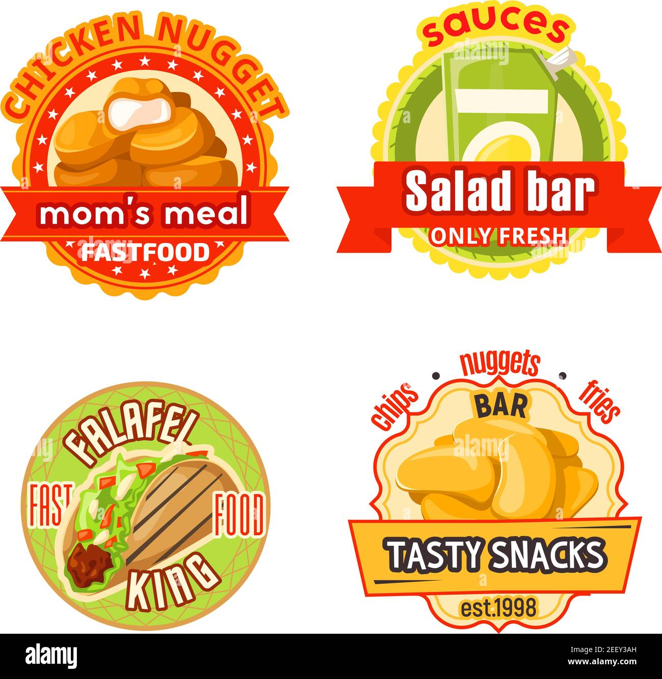 Chicken Fast Food Logos