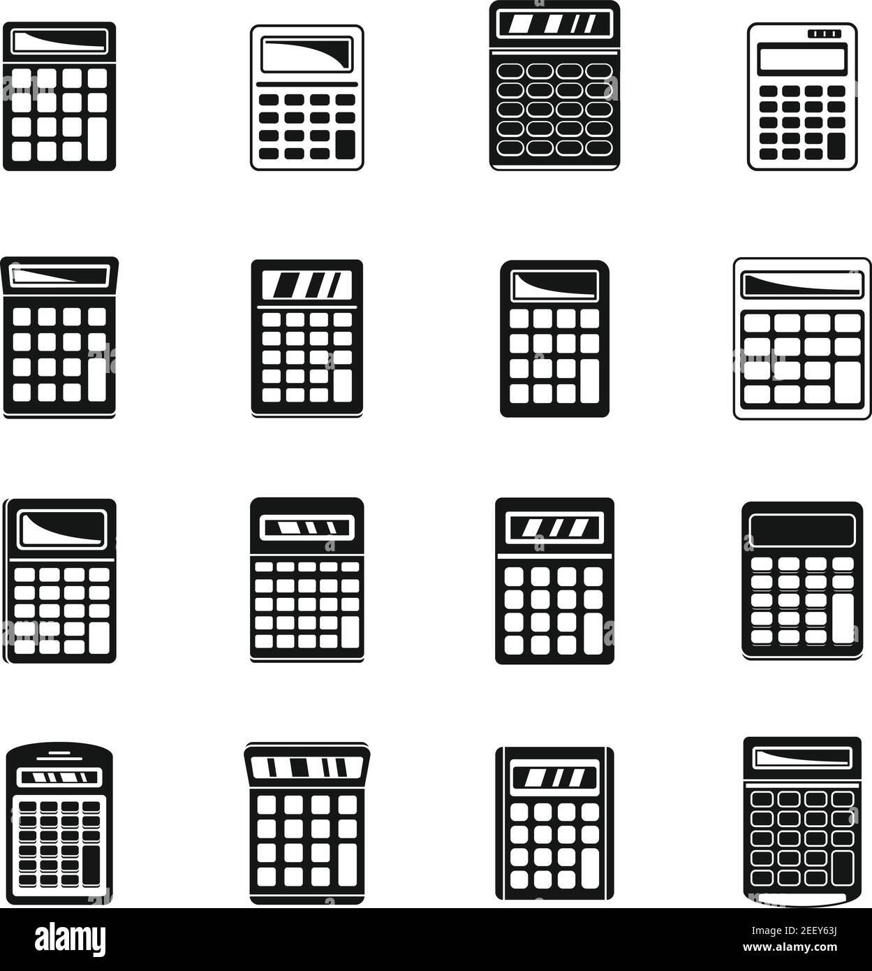 Scientific calculator Stock Vector Images - Alamy