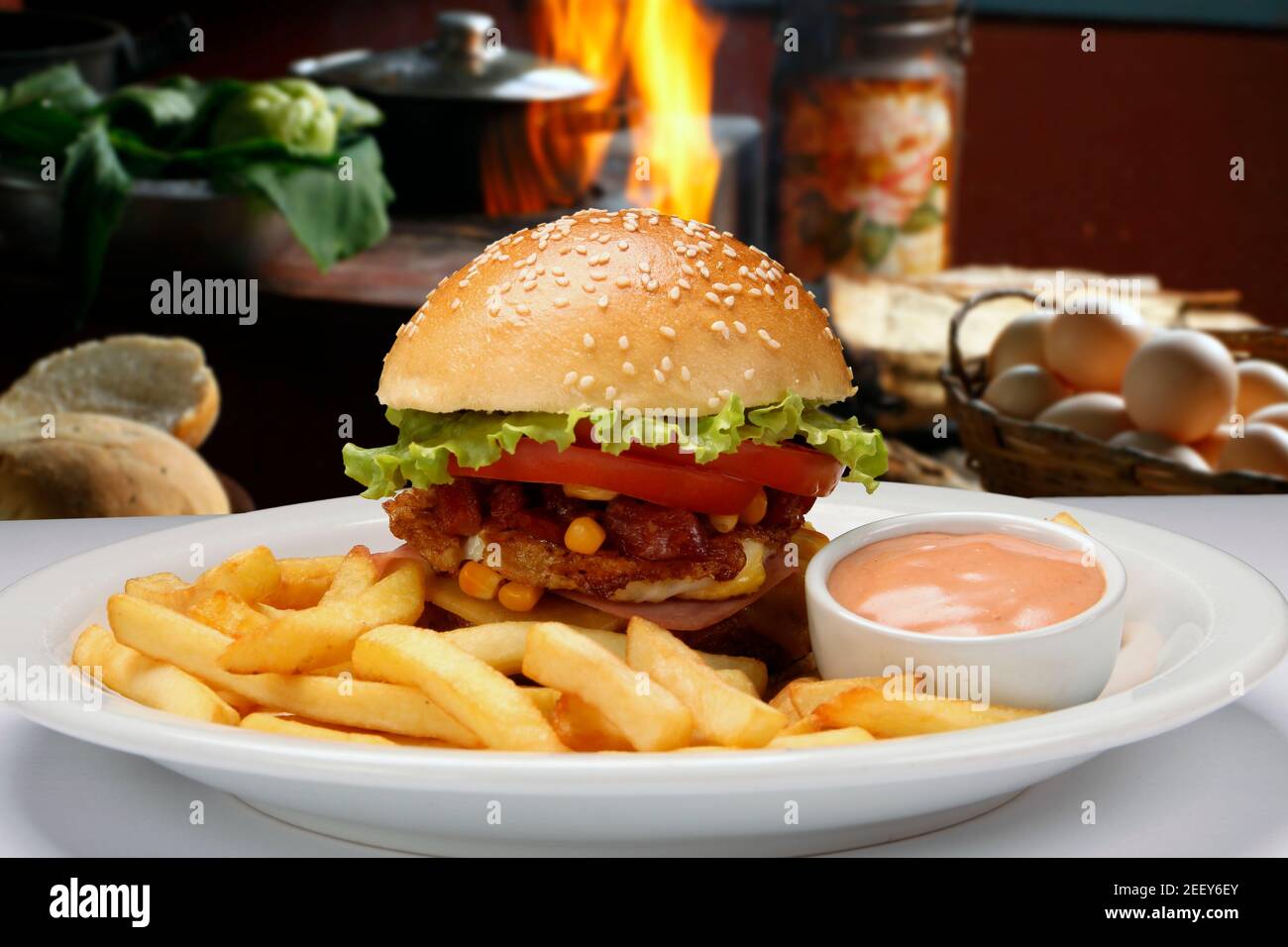 American Buger High Resolution Stock Photography and Images - Alamy