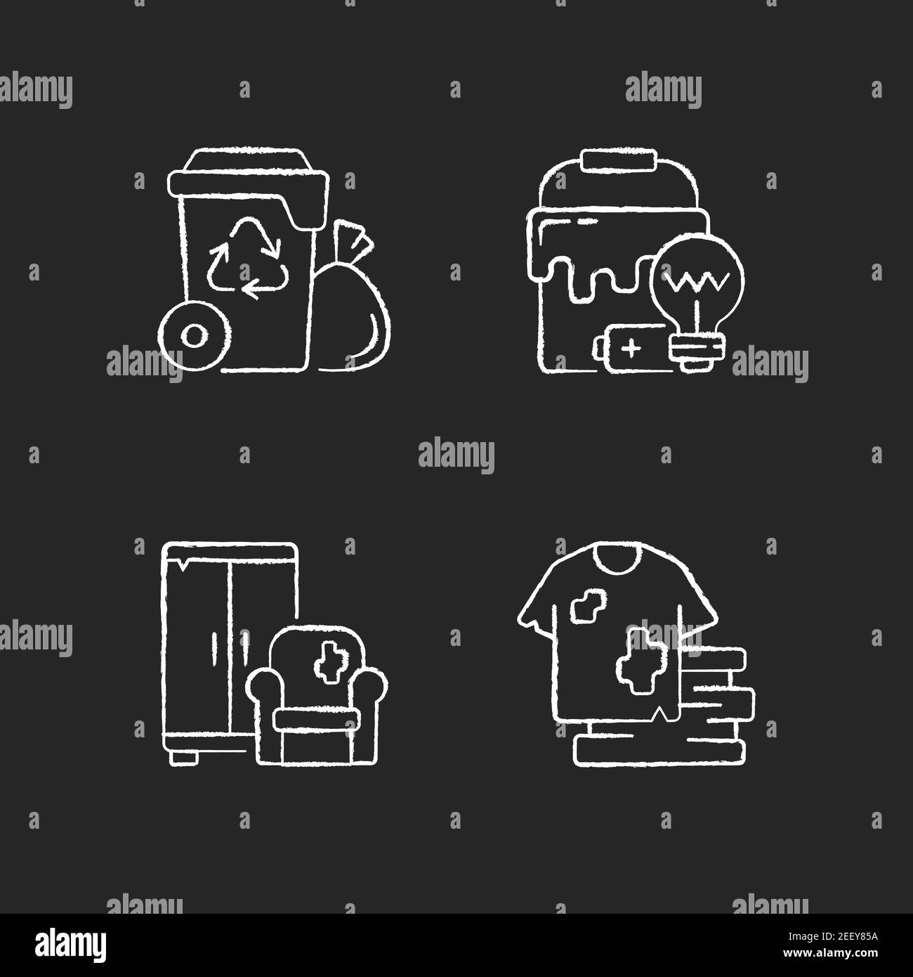 Solid waste disposal Stock Vector Images - Alamy