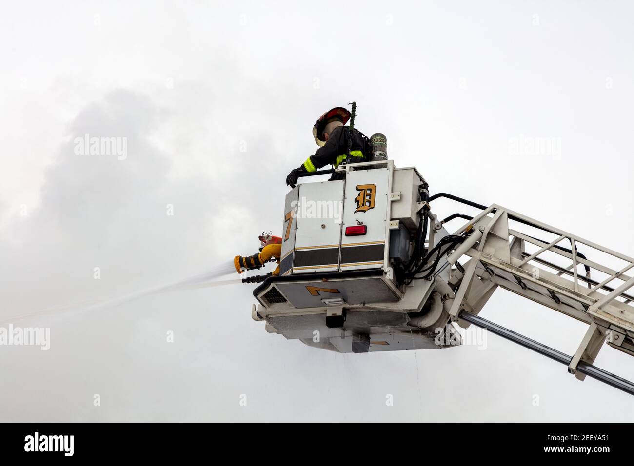 Tower ladder hi-res stock photography and images - Alamy