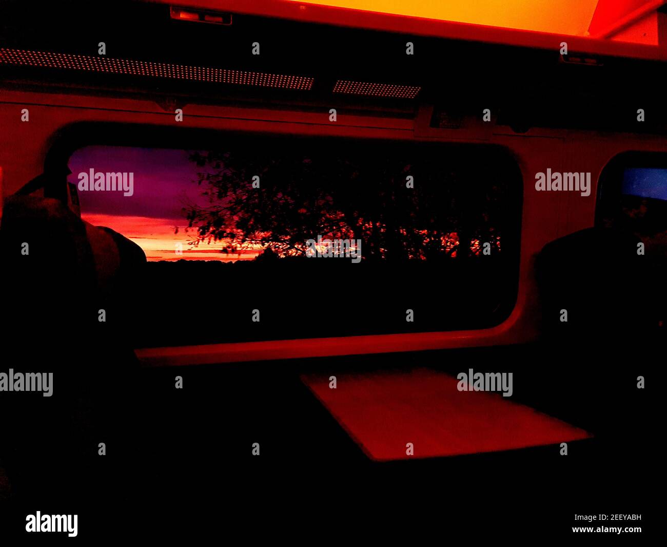 Train Ride Home Stock Photo - Alamy