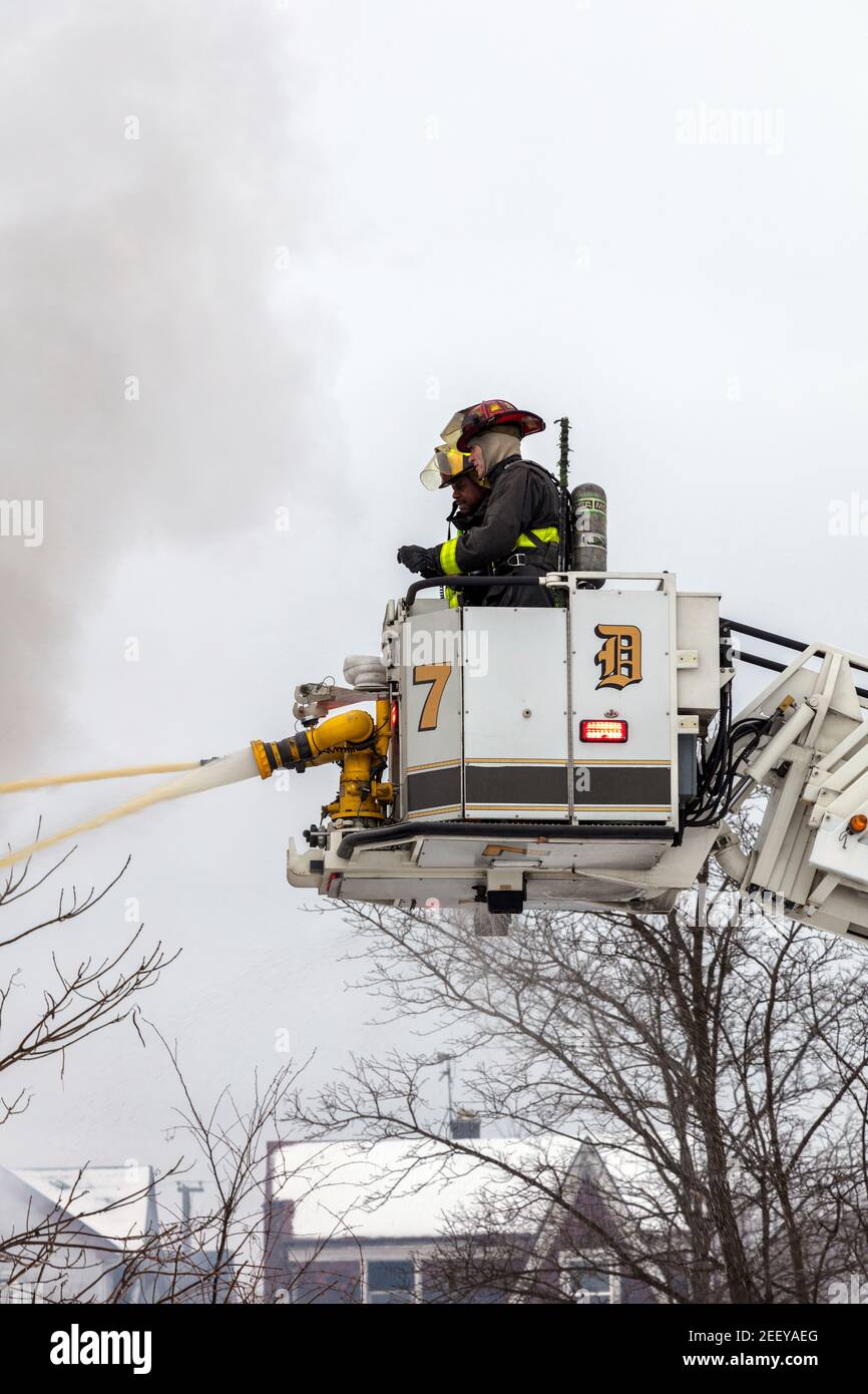 Tower ladder hi-res stock photography and images - Alamy