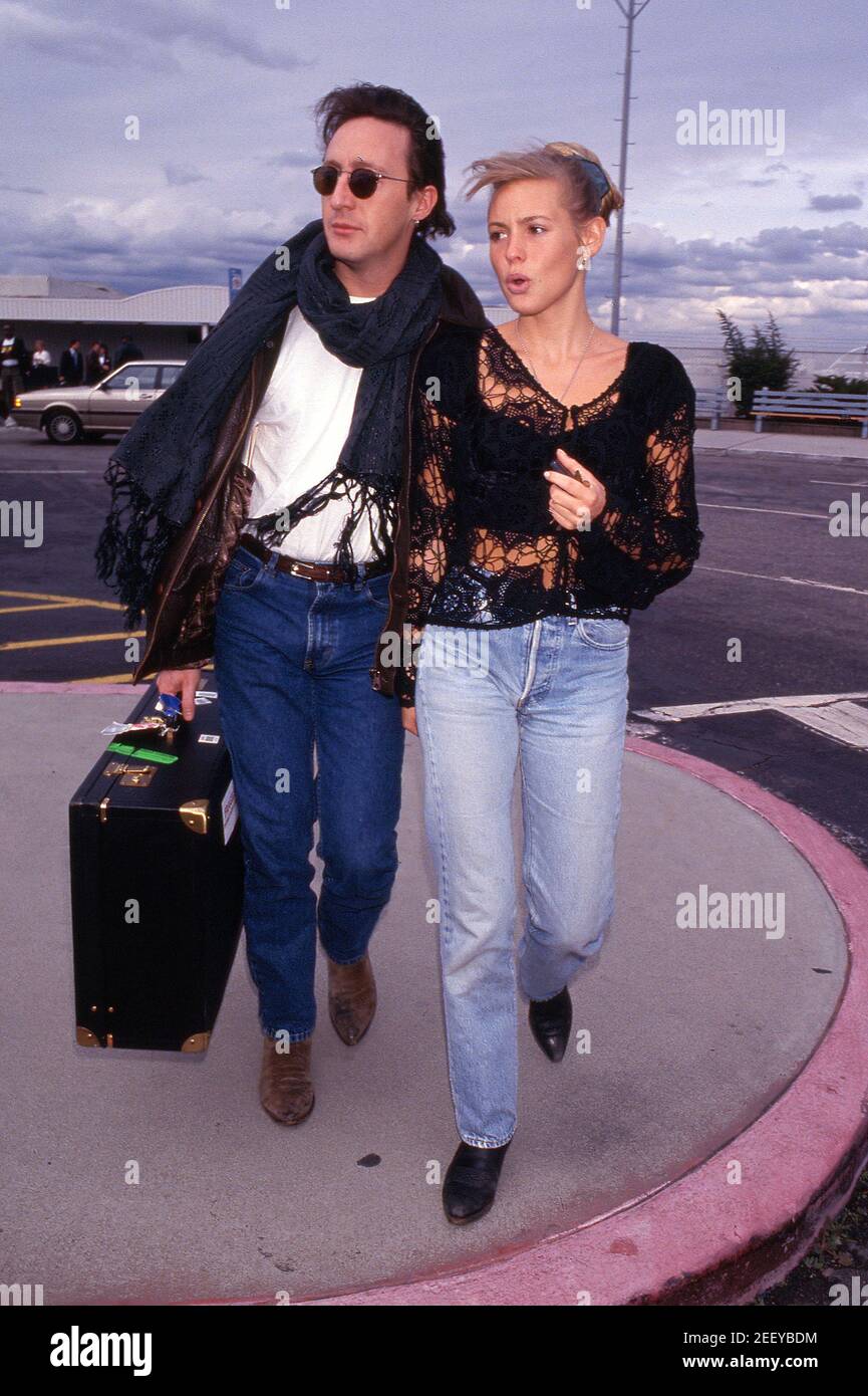 Julian Lennon and Olivia D'Abo. 1993 Credit: Ralph Dominguez/MediaPunch ...