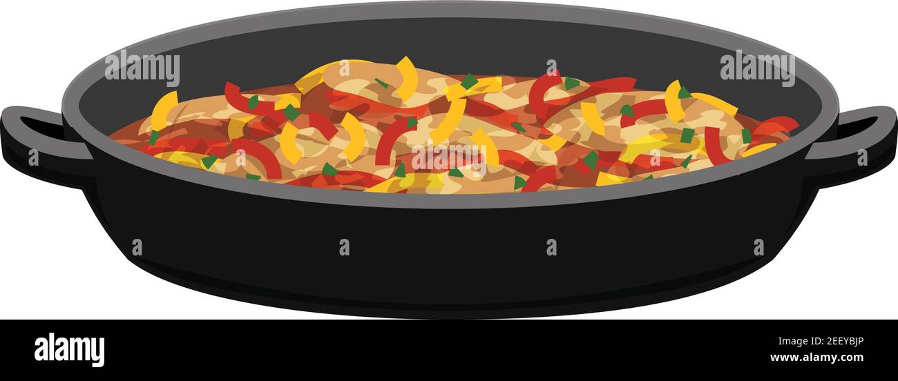 Stew vegetables Stock Vector Images - Alamy