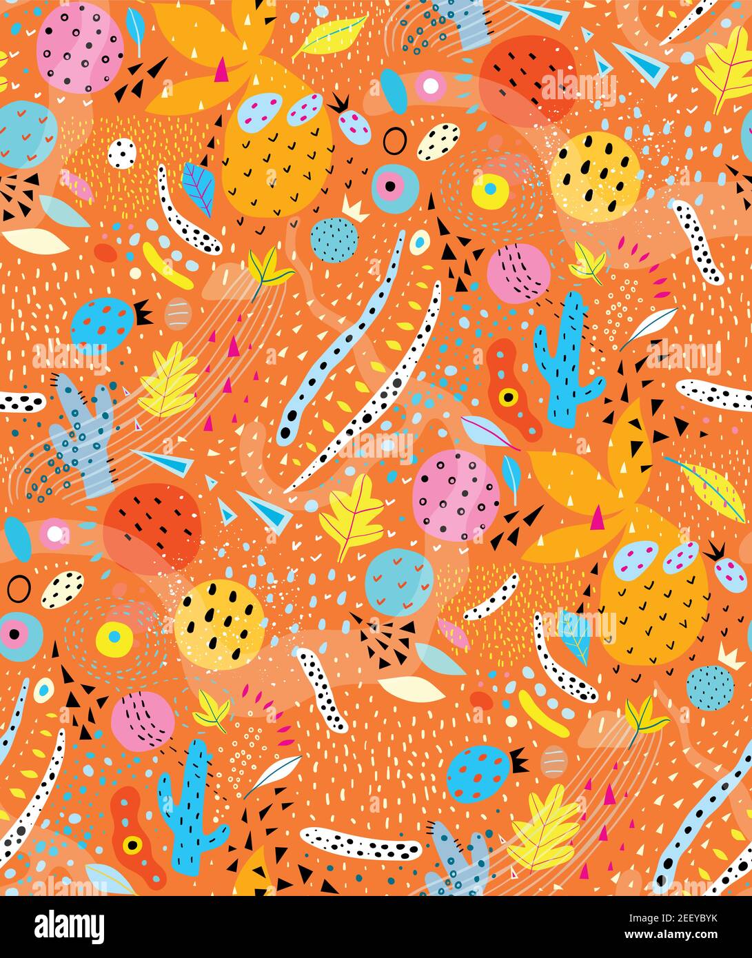 Organic shapes pattern Stock Vector Images - Alamy