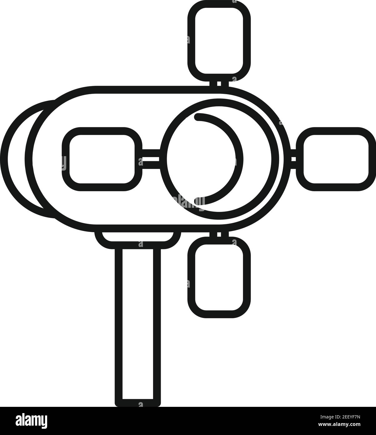 Tv spot light icon, outline style Stock Vector Image & Art - Alamy