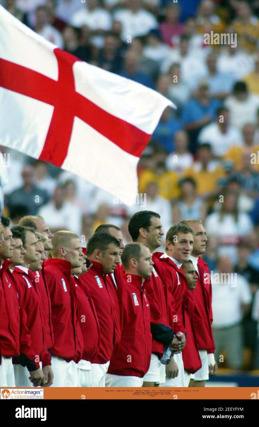 England team lineup national anthem hi-res stock photography and images ...