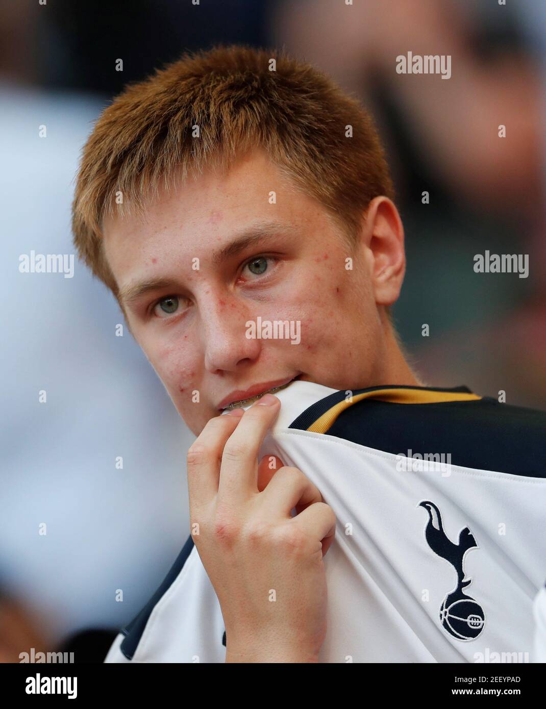 Nervous football fan hi-res stock photography and images - Alamy