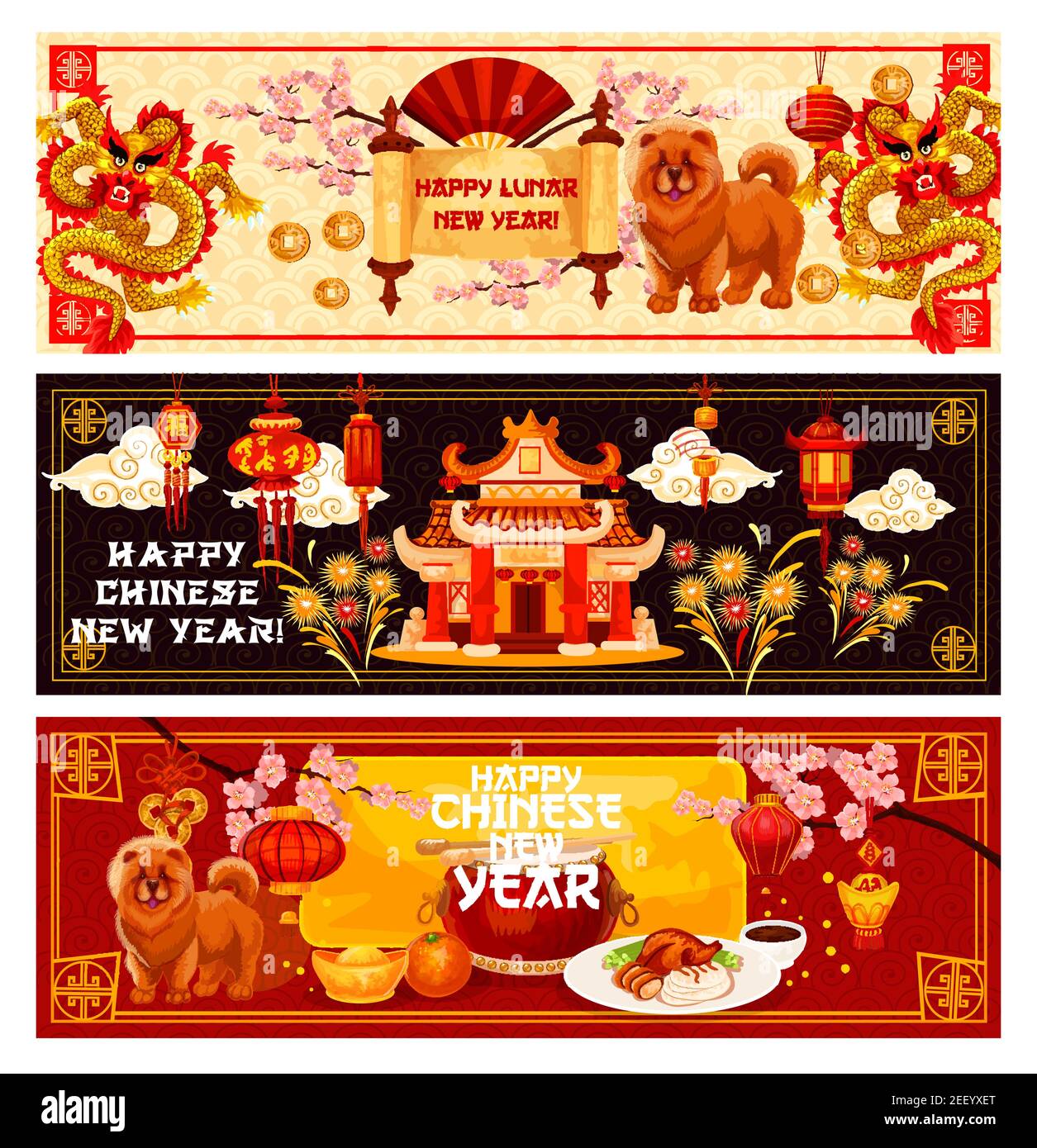 Pagoda dog Stock Vector Images - Alamy