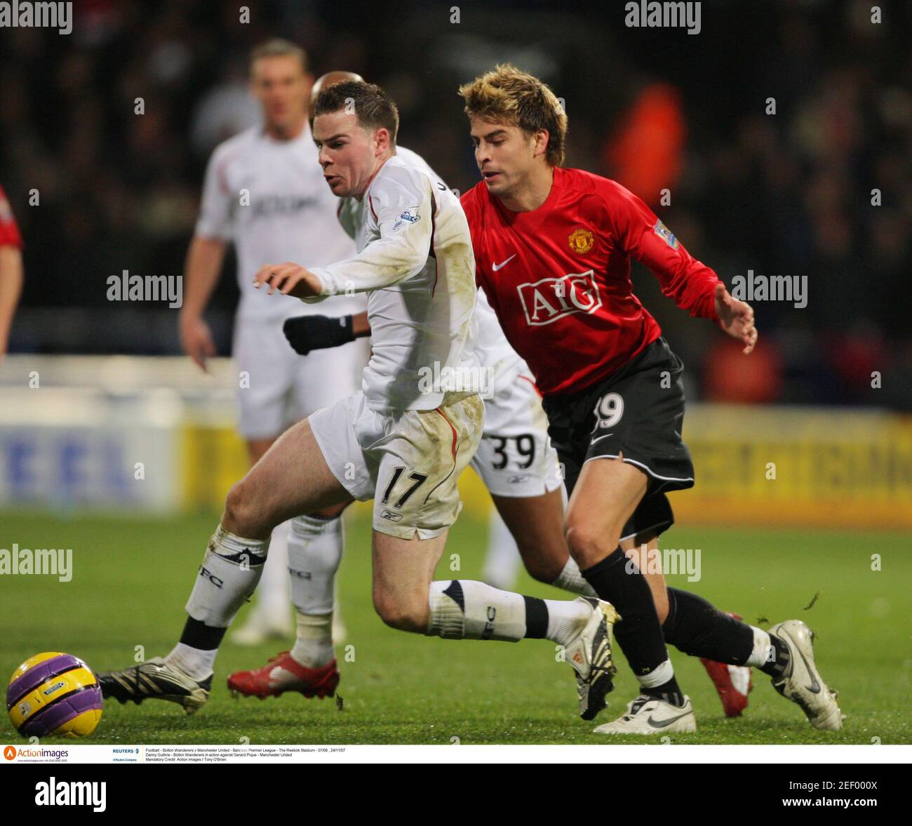 Gerard pique manchester united bolton hi-res stock photography and ...