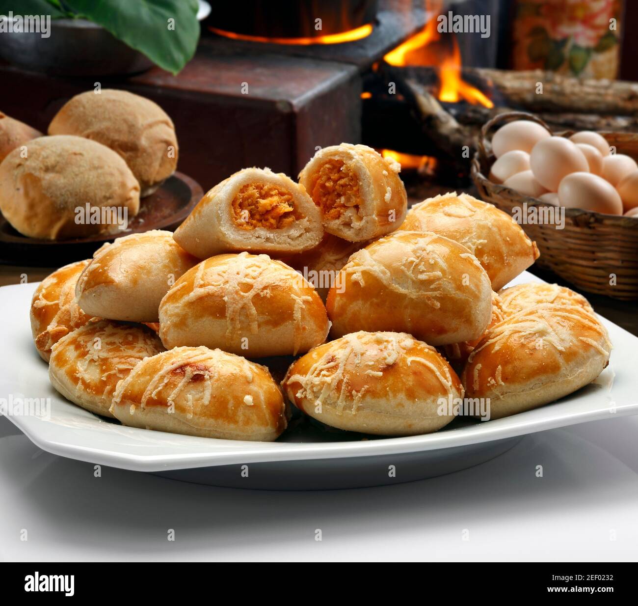 Bread stuffed Stock Photo - Alamy