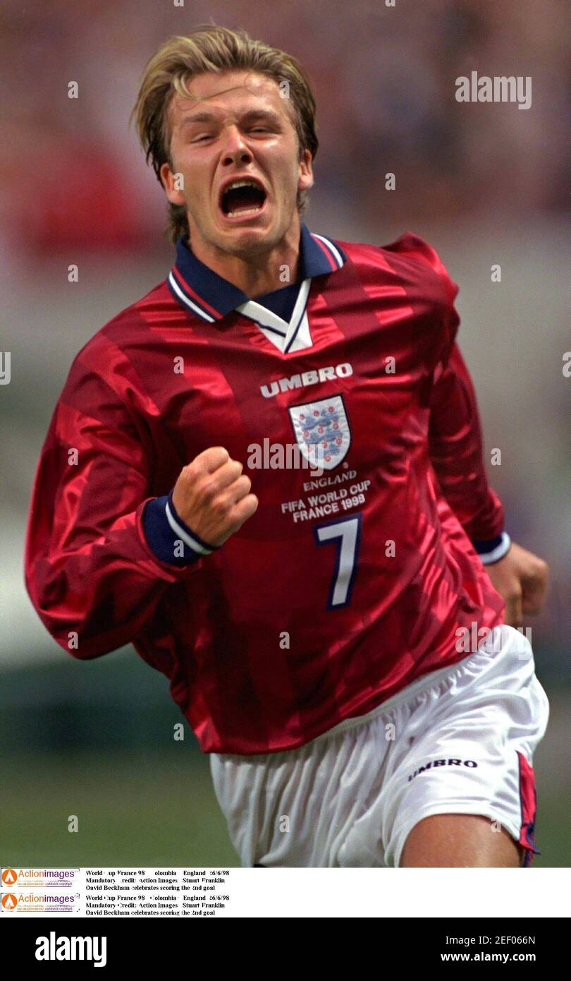 David beckham world cup 1998 hi-res stock photography and images - Alamy
