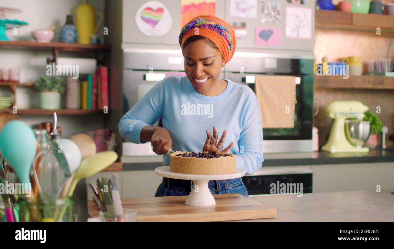 NADIYA BAKES, Nadiya Hussain, Indulgent Desserts', (Season 1, ep. 102, aired Feb. 12, 2021 ...