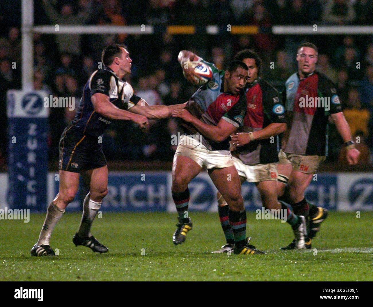 Against leeds tykes in zurich premiership hi-res stock photography and ...