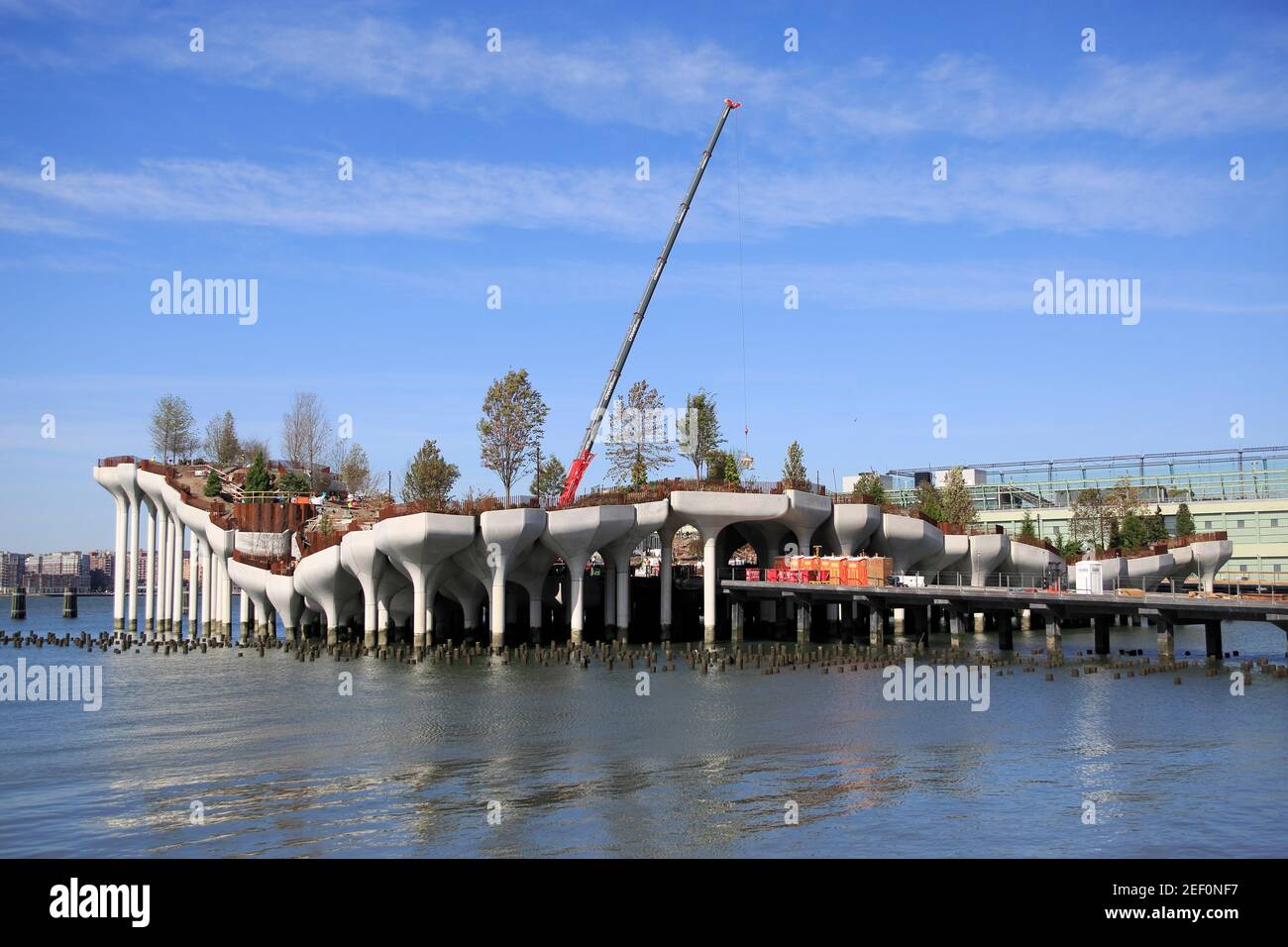 Little Island, Floating Park, Pier 55, designed by Thomas Heatherwick ...