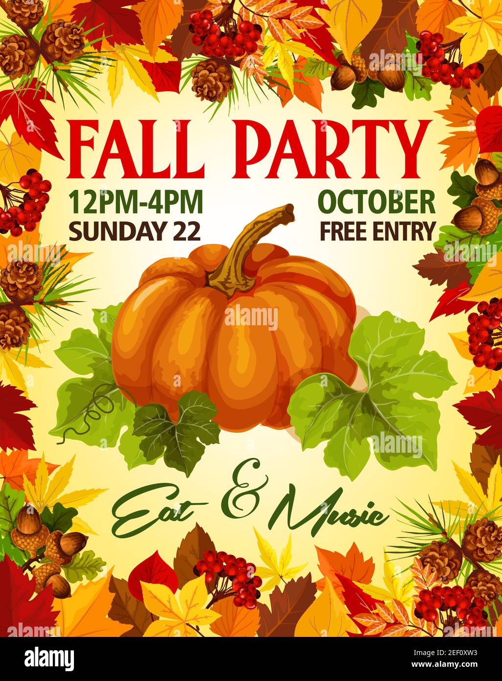 Chestnut party Stock Vector Images - Alamy