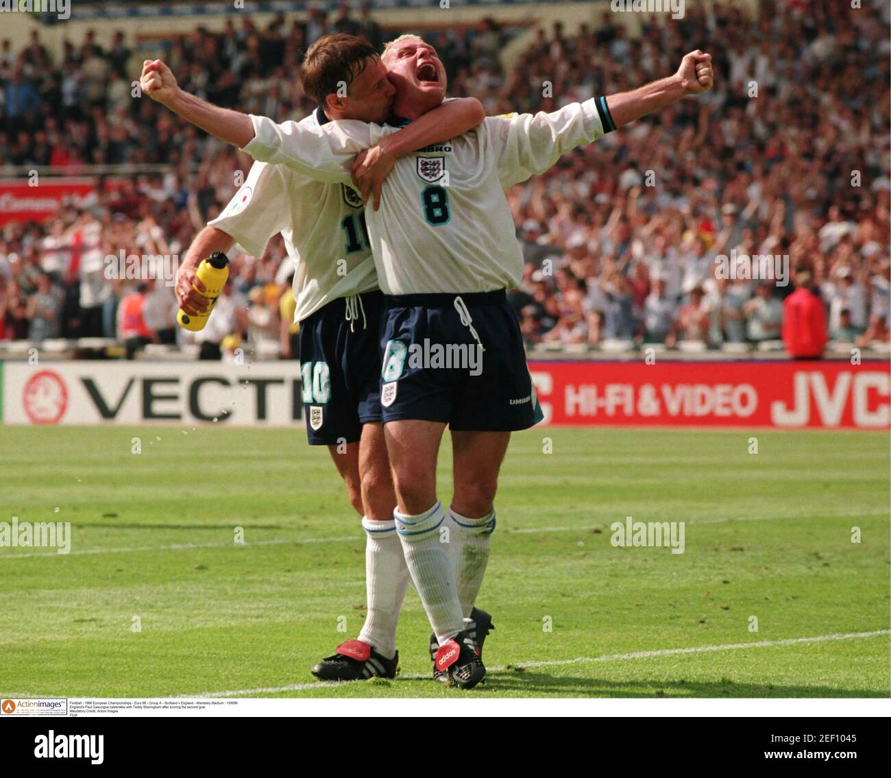 Euro 96 gascoigne goal hi-res stock photography and images - Alamy