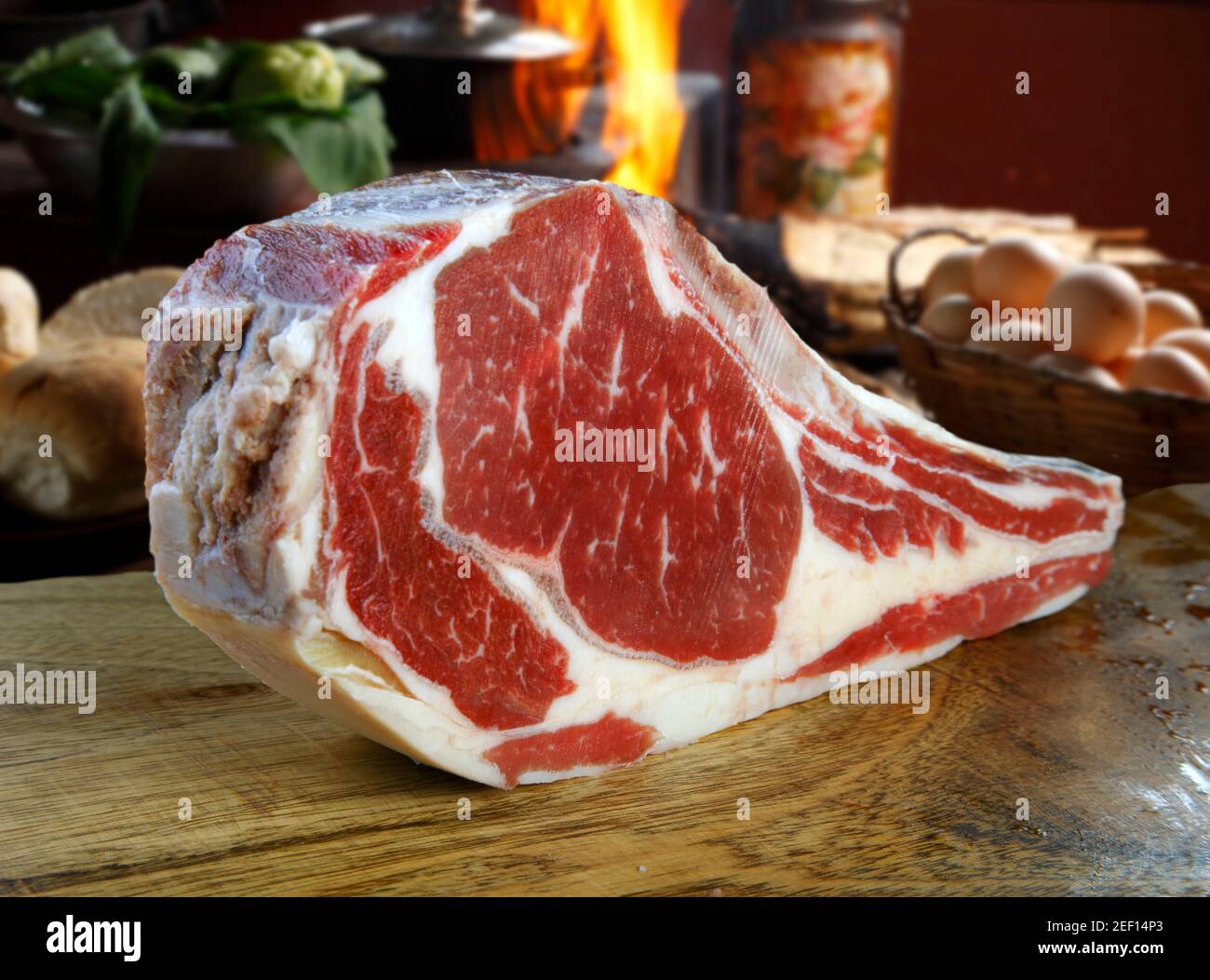 Prime ribs raw Stock Photo - Alamy