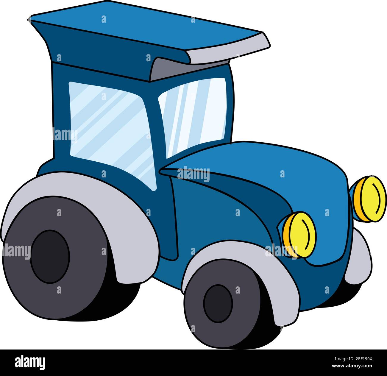Tractor icon, cartoon style Stock Vector Image & Art - Alamy