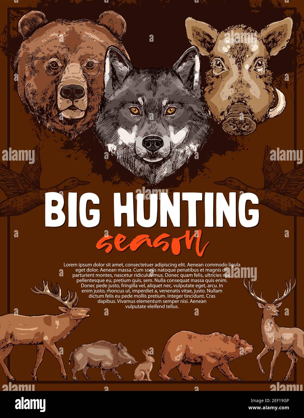 Hog hunter Stock Vector Images - Alamy