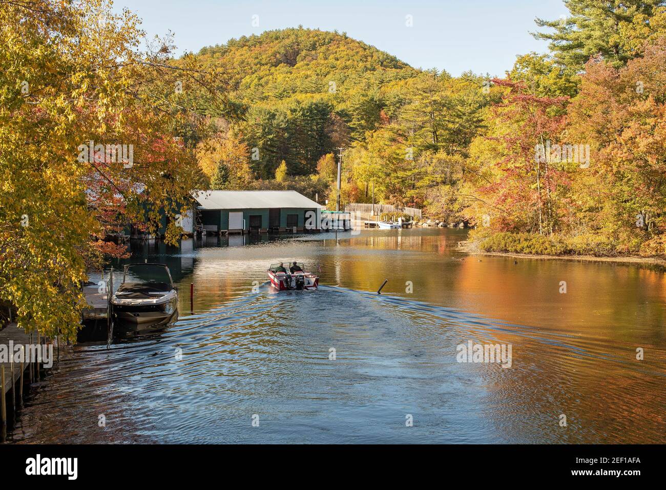 The movie, "On Golden Pond" was filmed here. This boathouse is very ...