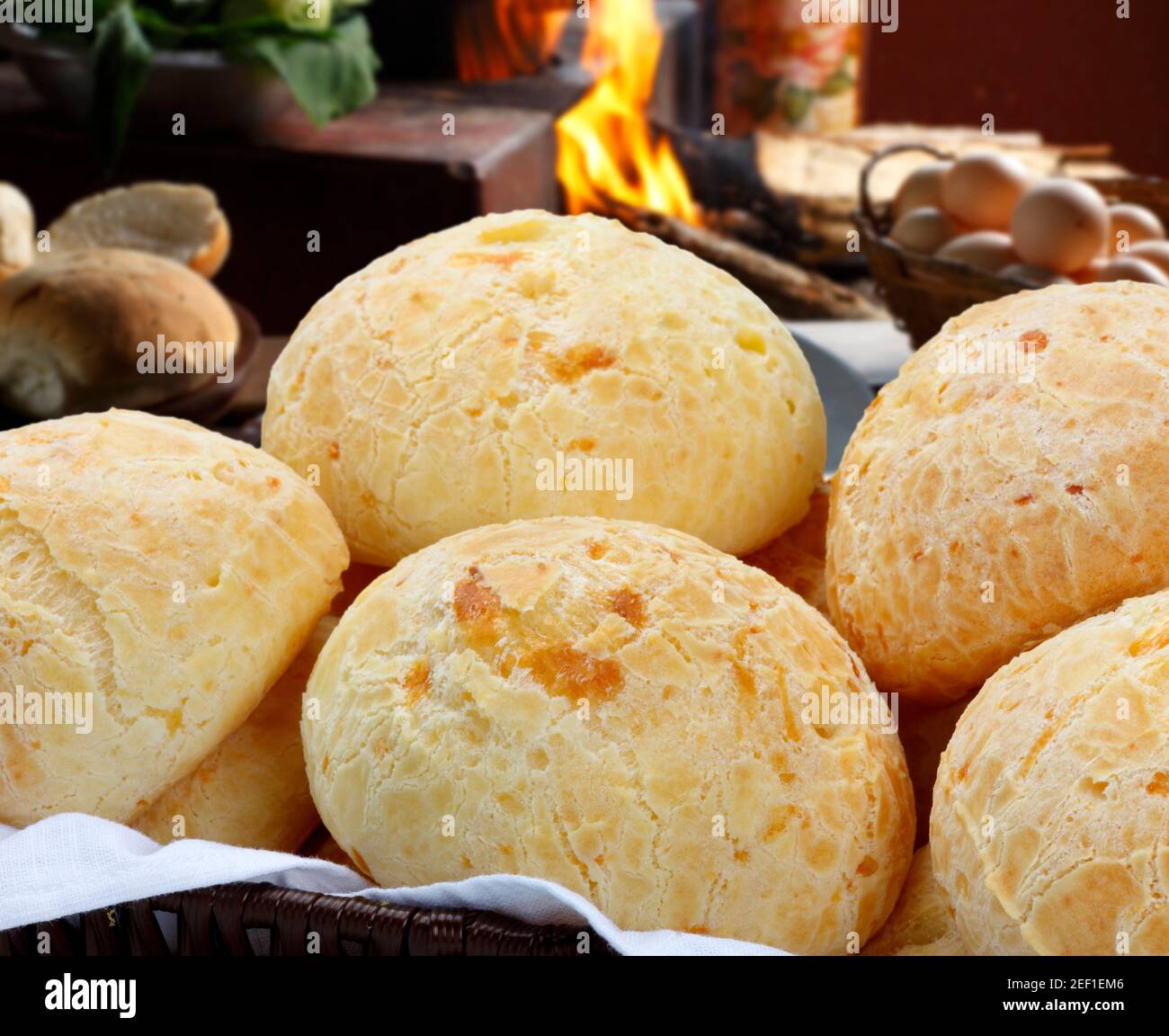 Fresh baked colombian cheese hi-res stock photography and images - Alamy