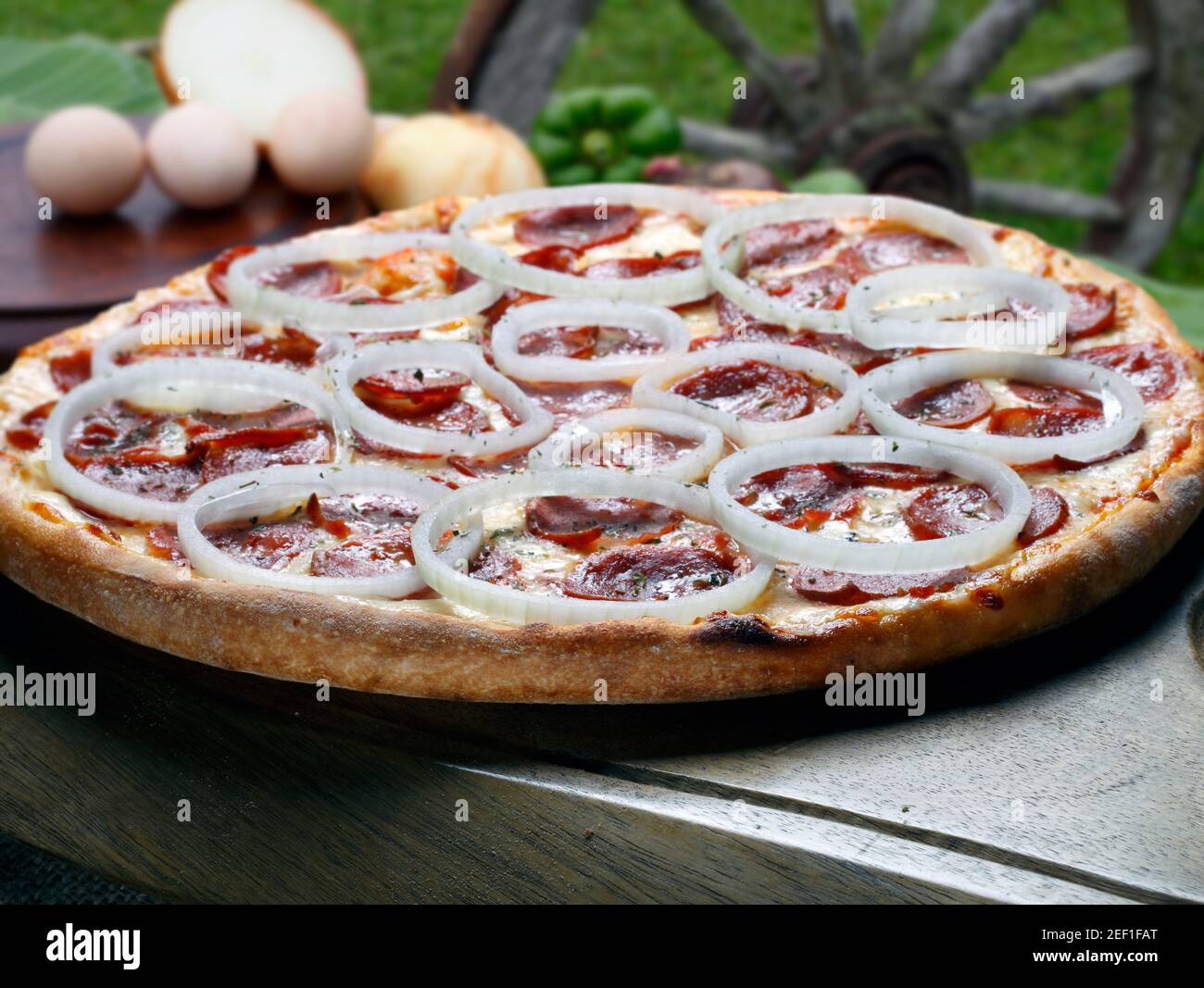 Pizza pepperoni Stock Photo - Alamy
