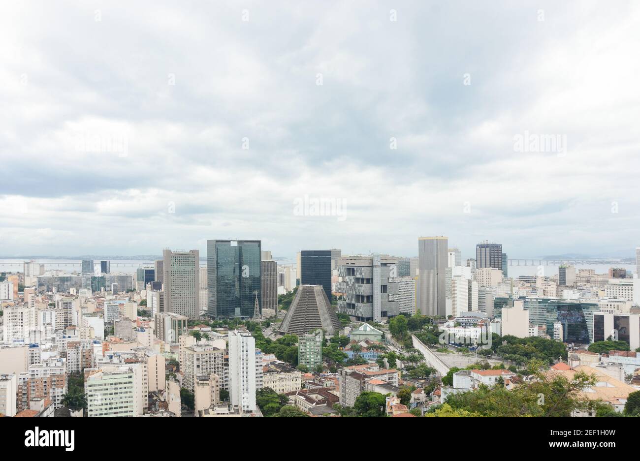 RIO DE JANEIRO, BRAZIL - JANUARY 3, 2020: Panoramic view of Rio's ...