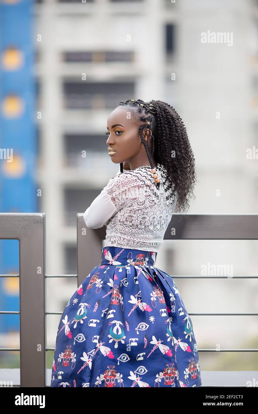 Outdoors Onlocation Travel Model Photoshoot exploring different parts ...