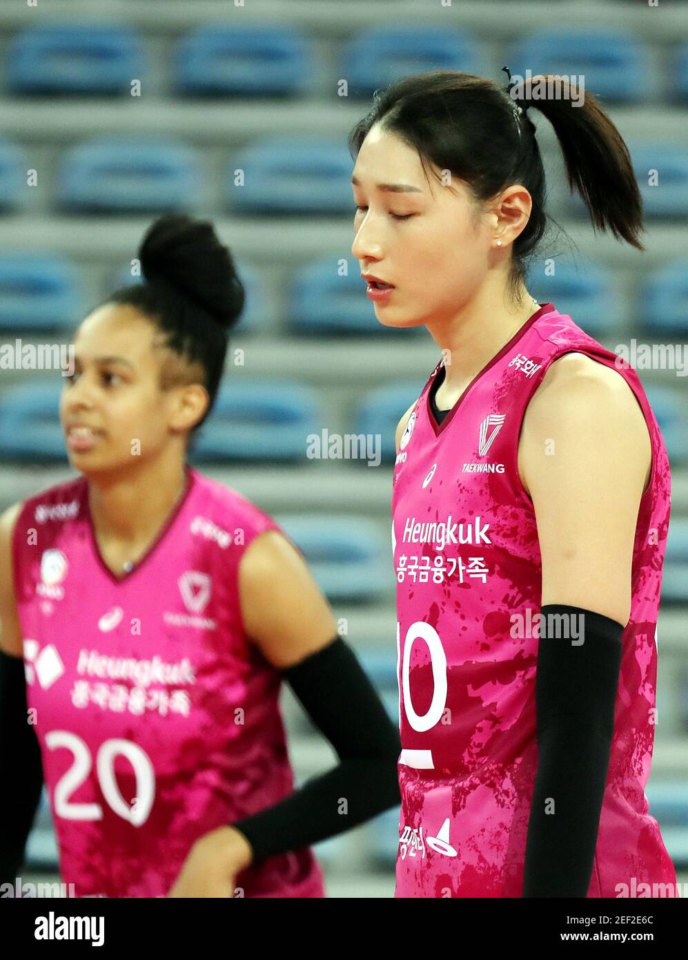 17th Feb, 2021. S. Korean volleyball star Kim Yeon-koung South Korean ...