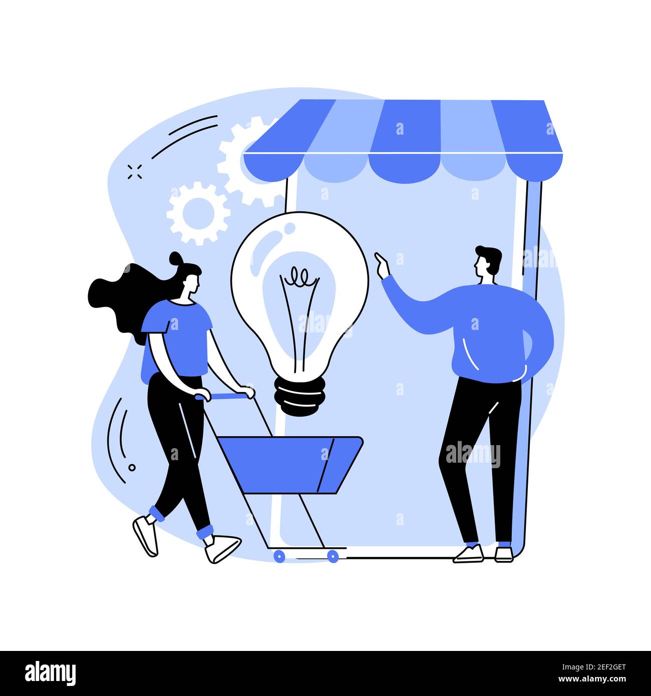 E-commerce development abstract concept vector illustration Stock ...