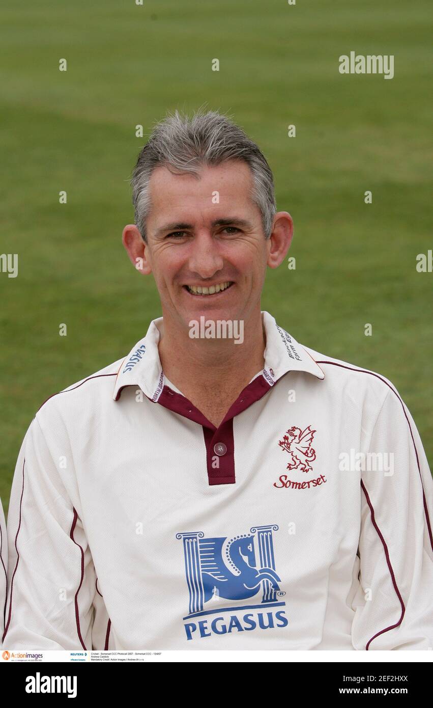 Sport cricket andrew caddick hi-res stock photography and images - Alamy