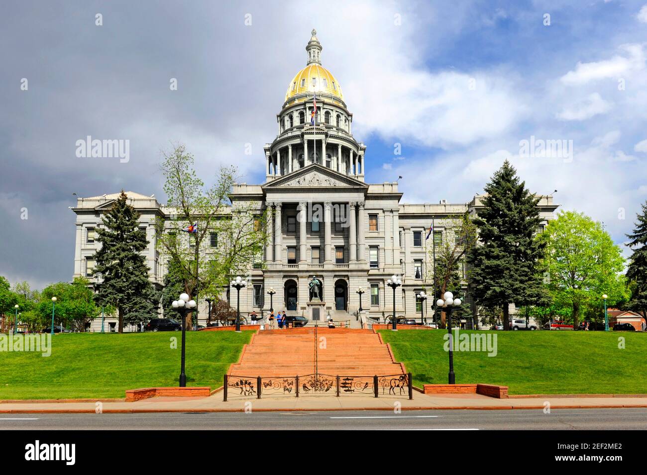 State Capitol Building Denver Colorado capital Stock Photo - Alamy