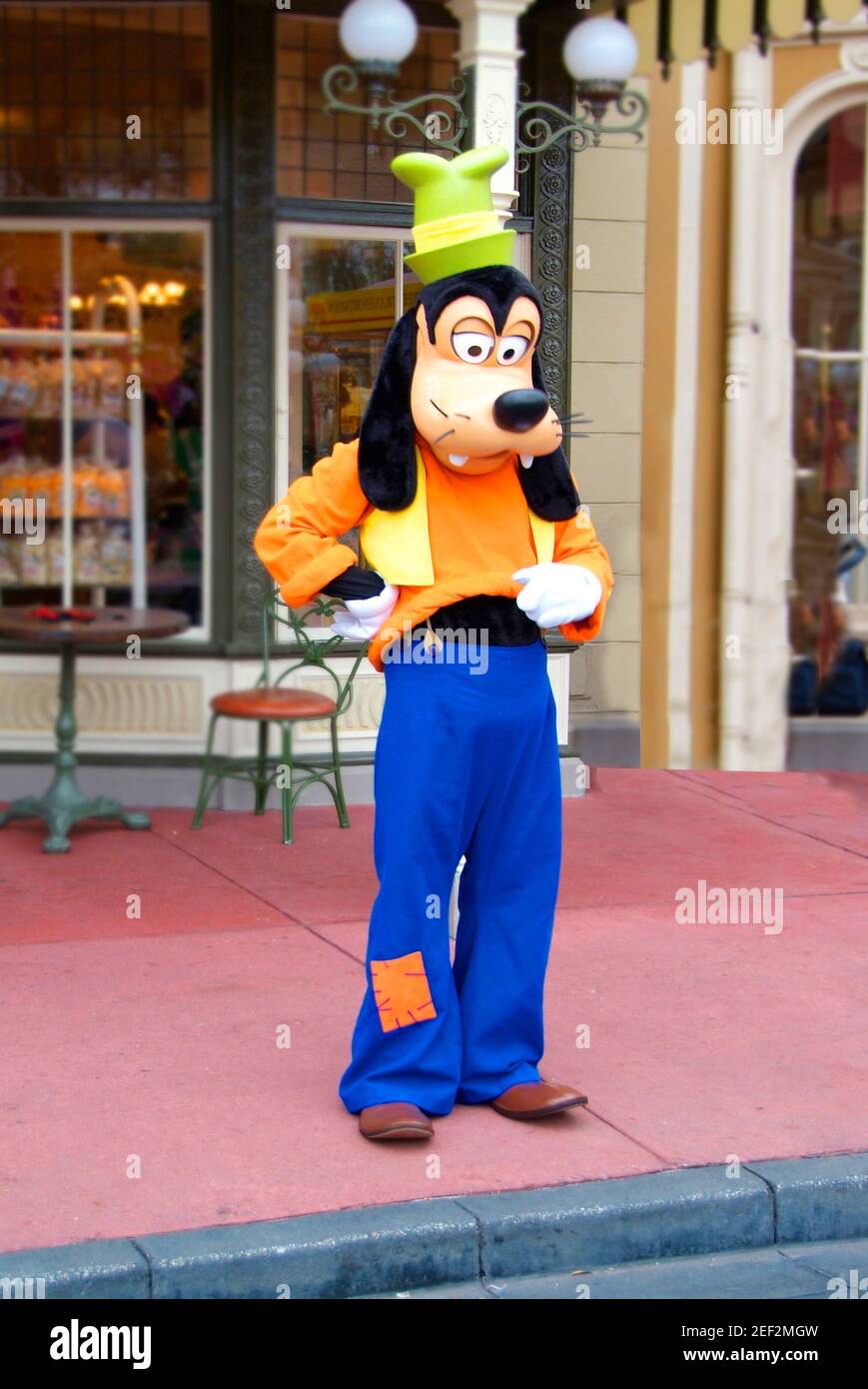 Goofy at Magic Kingdom at Walt Disney World Orlando Florida FL Stock ...