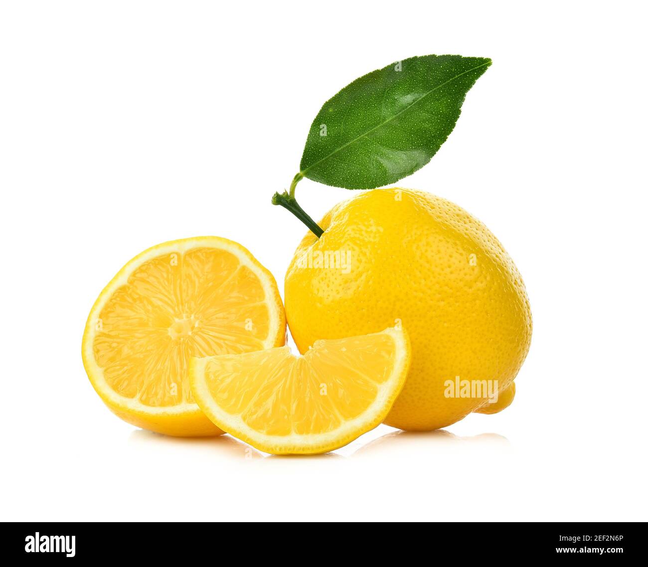 Two lemons leaf hi-res stock photography and images - Alamy