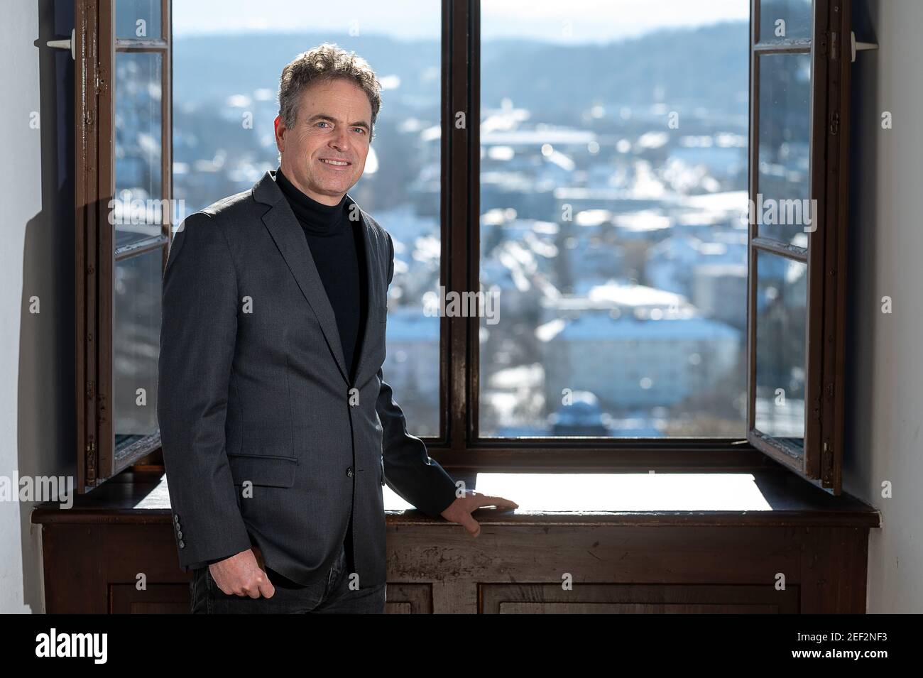 13 February 2021, Baden-Wuerttemberg, Tübingen: Ingmar Hoerr, one of ...