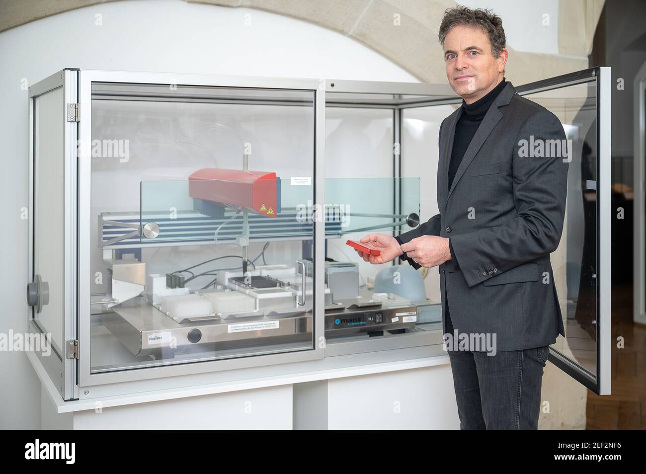 13 February 2021, Baden-Wuerttemberg, Tübingen: Ingmar Hoerr, one of ...