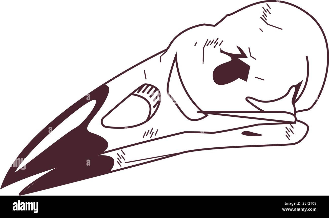 skull head of wild hawk icon vector illustration design Stock Vector ...