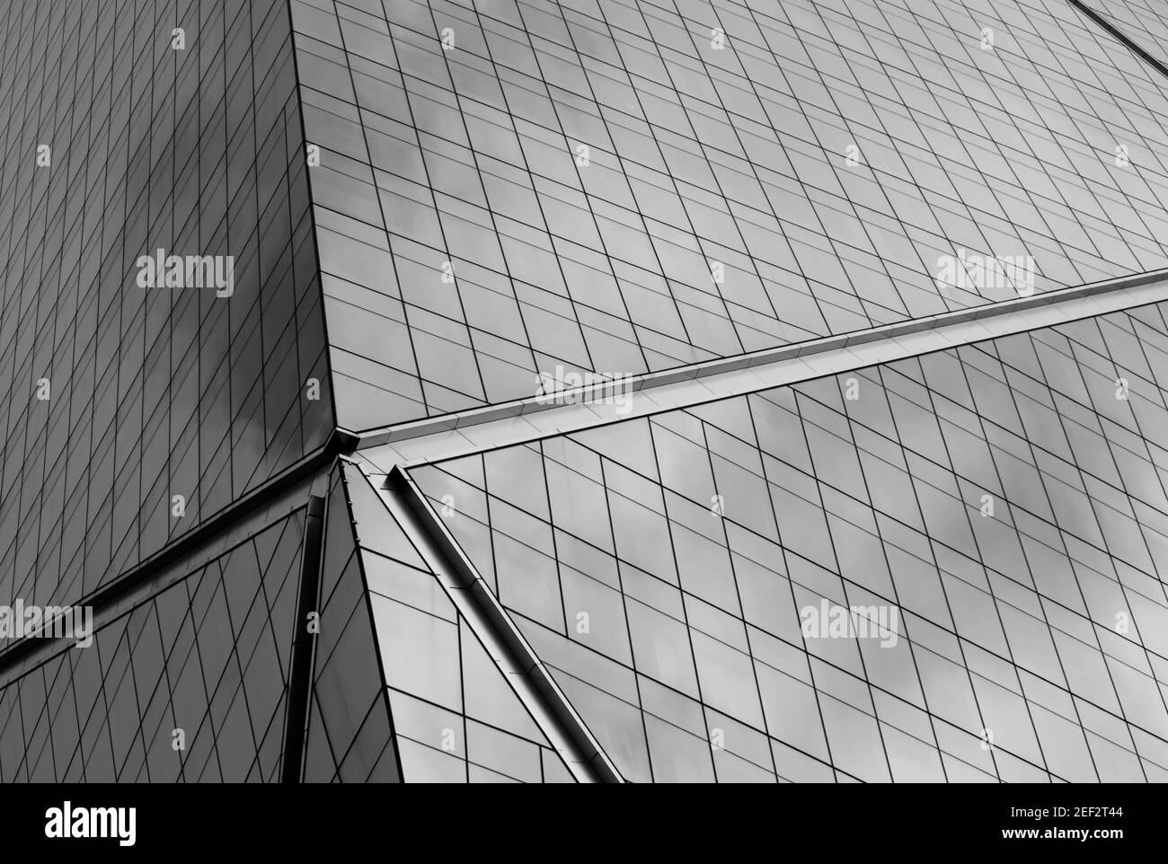 Abstract detail of downtown commercial building in Seattle, WA Stock ...