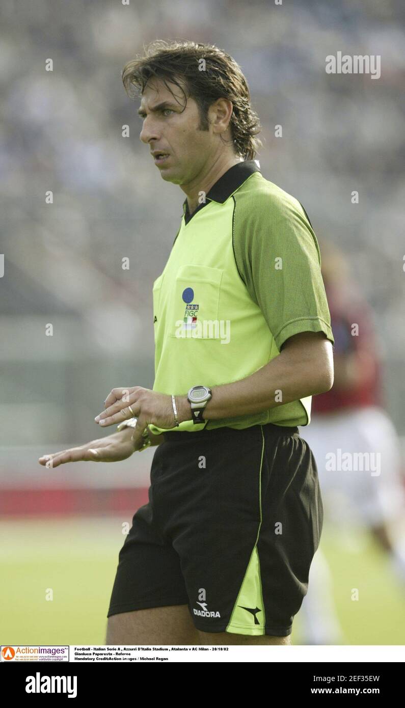 Referee gianluca paparesta hi-res stock photography and images - Alamy