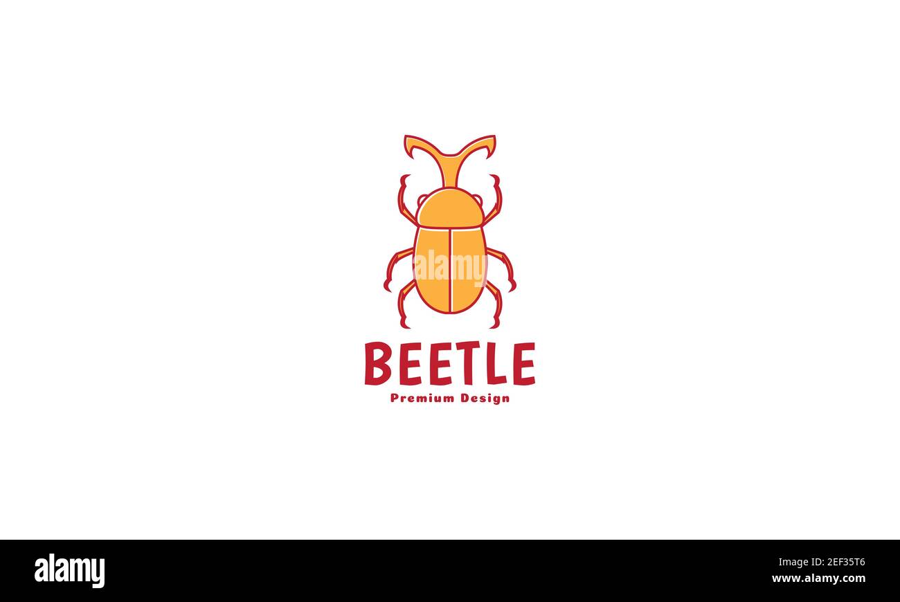 Beetle red logo Stock Vector Images - Alamy