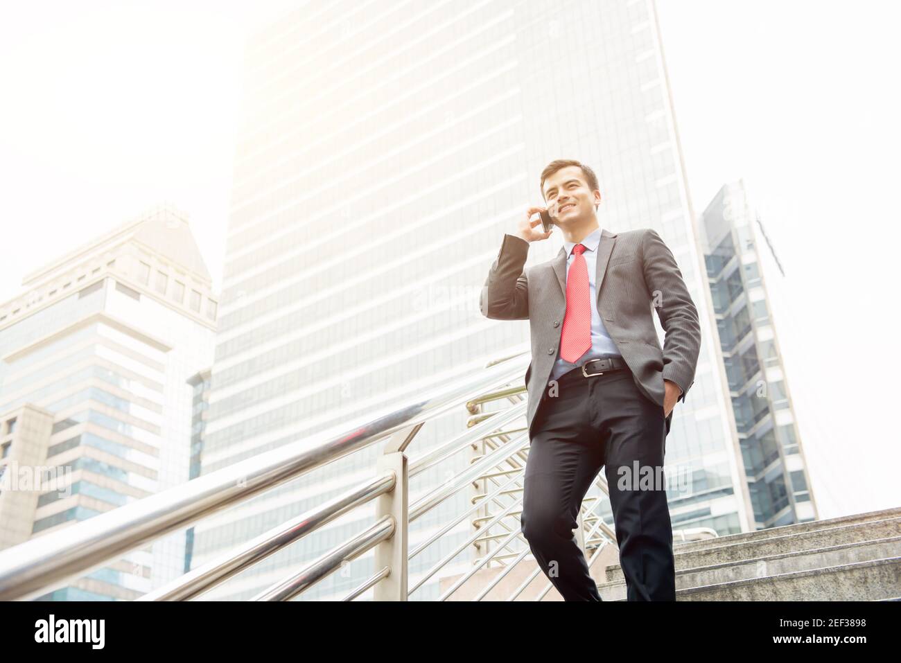 Smart man walking hi-res stock photography and images - Alamy
