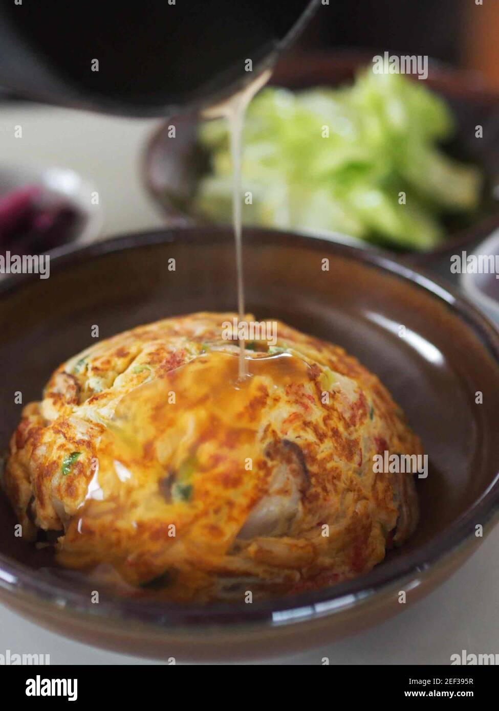 Tenshindon, Japanese-Chinese Food Stock Photo - Alamy